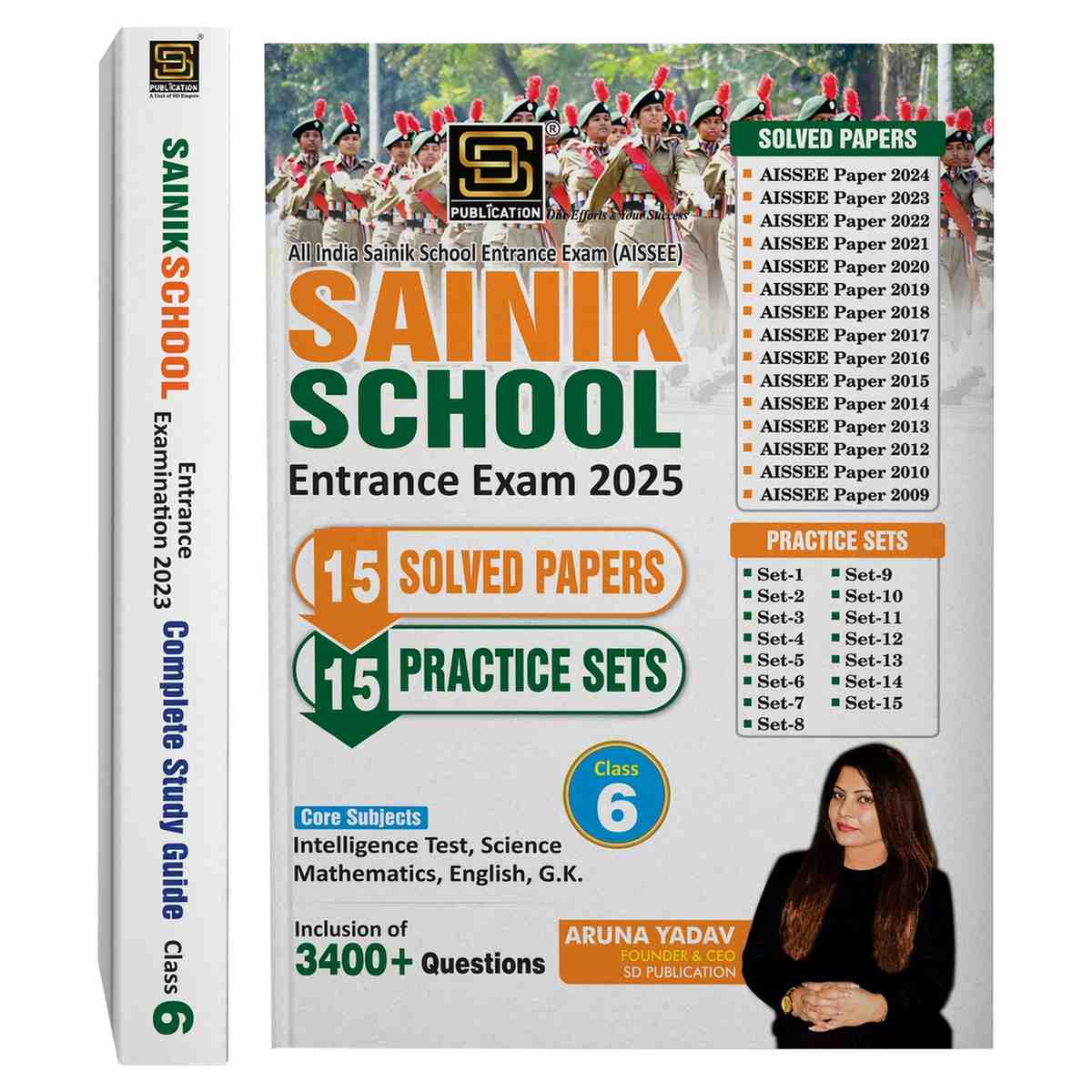 AISSEE 2025 Class-6 Entrance Exam 2-Book Combo - Comprehensive Study Guide with Solved Papers ...